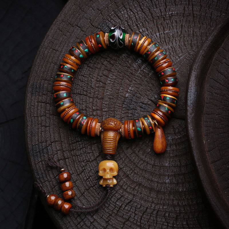 Buddha Stones Tibet Bone Beads The Lord Of The Corpse Forest Reminders ...